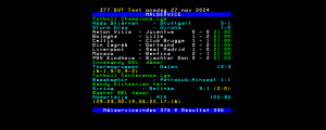 Text TV 377 - Målservice och sportresultat från SVT - Sportotto.com